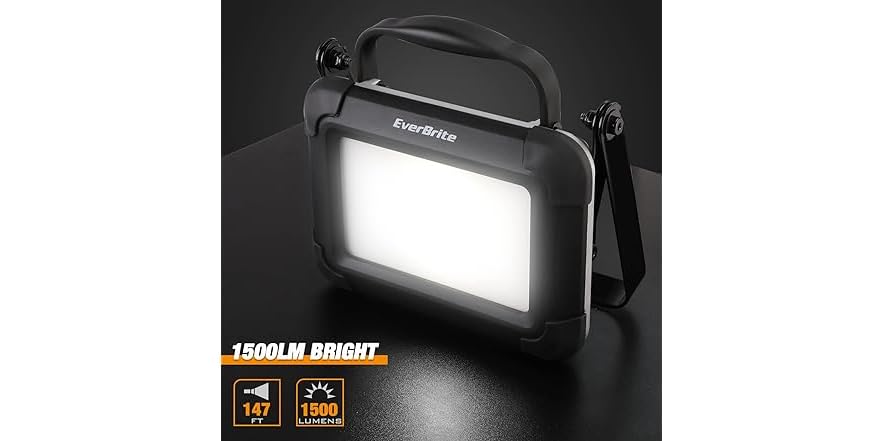 EverBrite 1500 Lumen LED Work Light with Stand