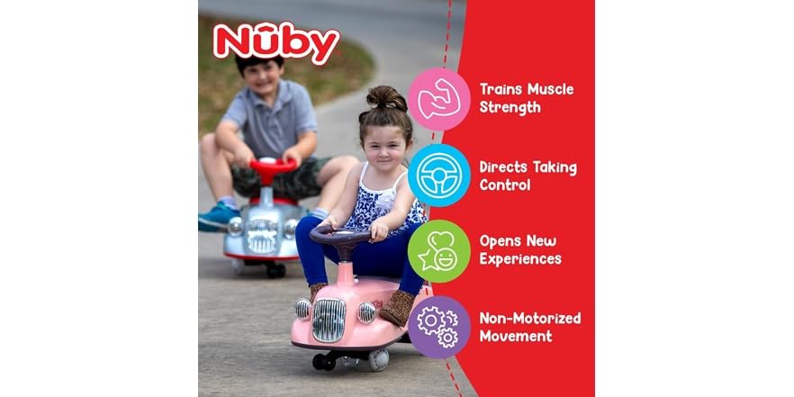 Nuby Twist N Ride Classic Ride on Cars