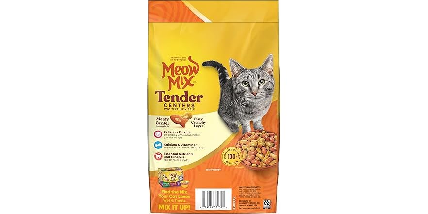 Meow Mix Meow Mix Tender Centers Salmon 3lb Grocery