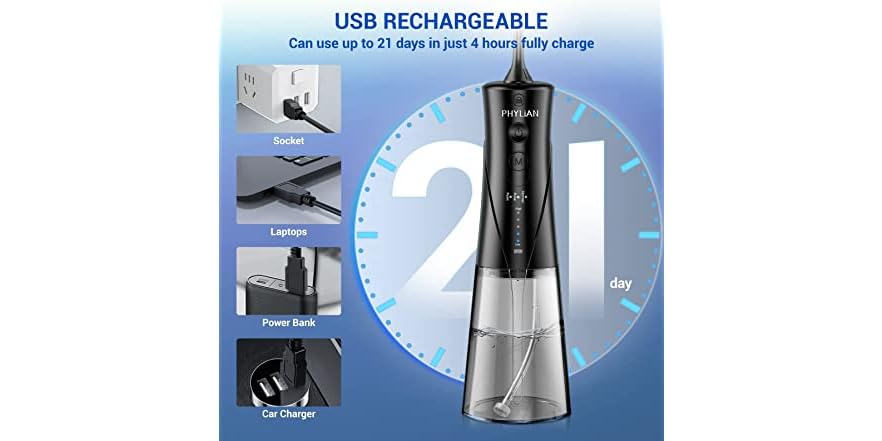 PHYLIAN Portable Water Pick