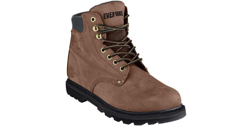 EVER BOOTS Tank Work Boot 6 Darkbrown