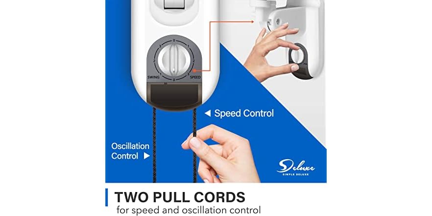 Simple Deluxe Adjustable Tilt Fans