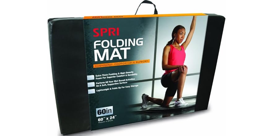 SPRI 60" Exercise Bi-Fold Fitness Mat