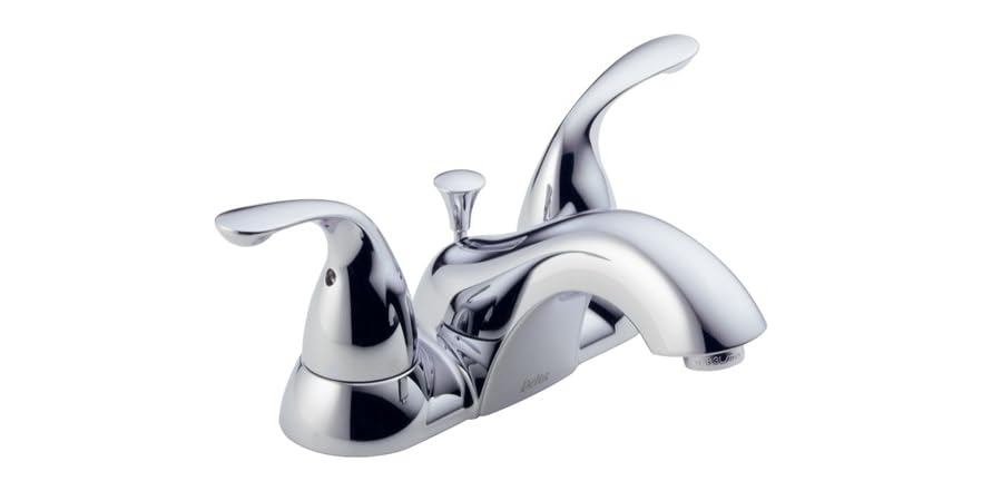 Two Handle Faucet, Chrome