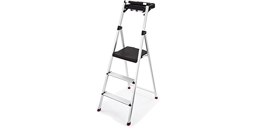Rubbermaid 3-Step Ladder, Lightweight