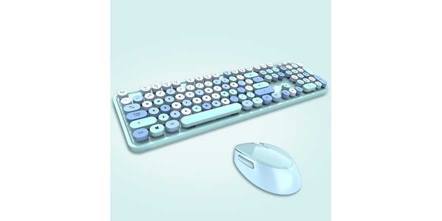 Retro Keyboard + Mouse Combo