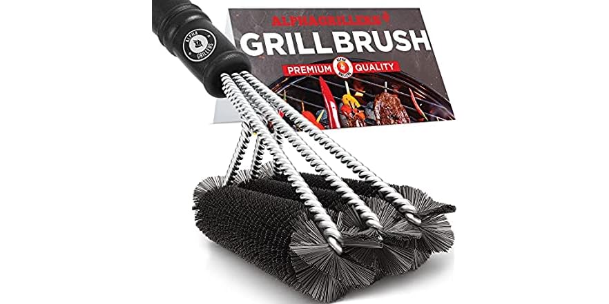 Alpha Grillers Alpha Grillers BBQ Grill Brush - Wire Gr