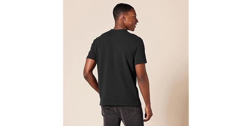 Amazon Men's Slim Shirt Pique Henley 2-Pack