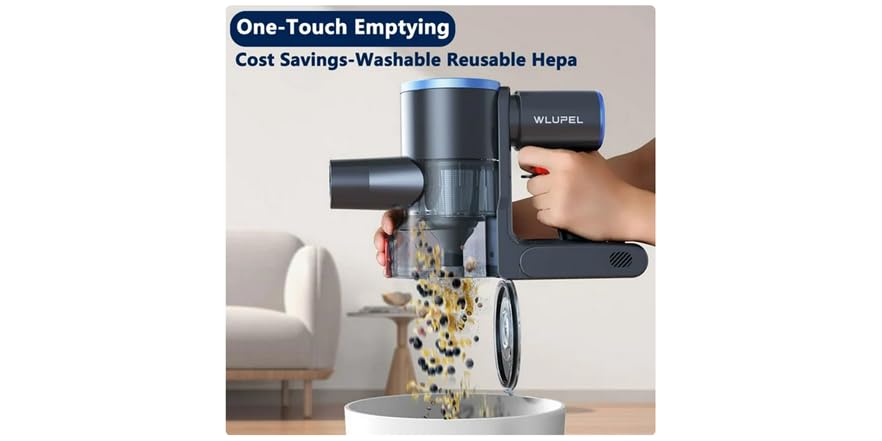 WLUPEL Cordless Handheld Stick Vacuum Cleaner Blue