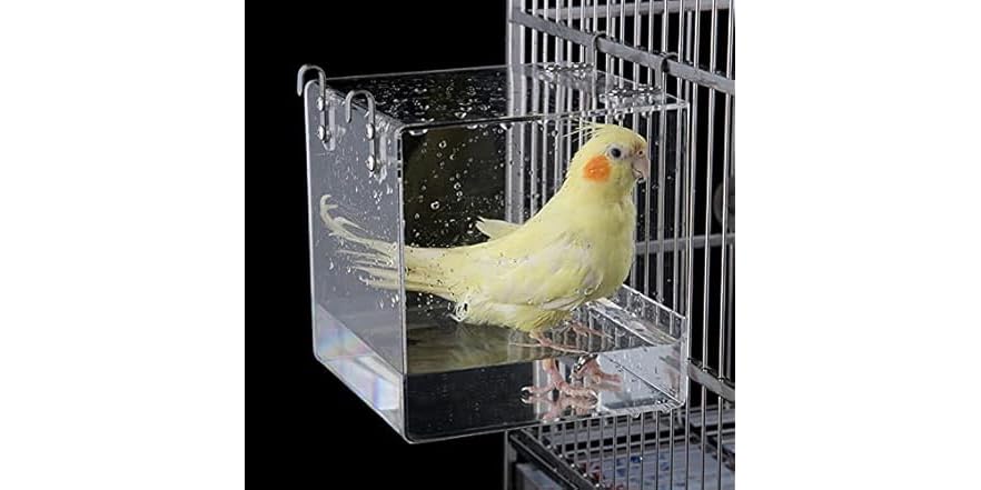 Hanging Small Bird Bath Cube