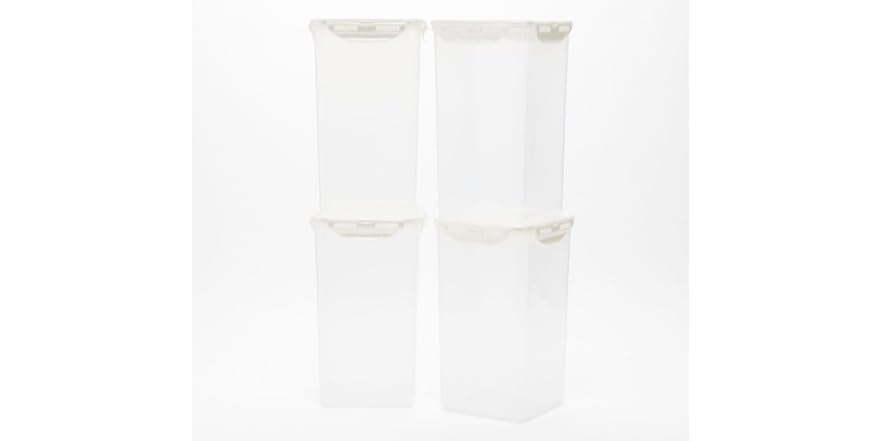 LocknLock 4-Pc Tall Canister Storage Set