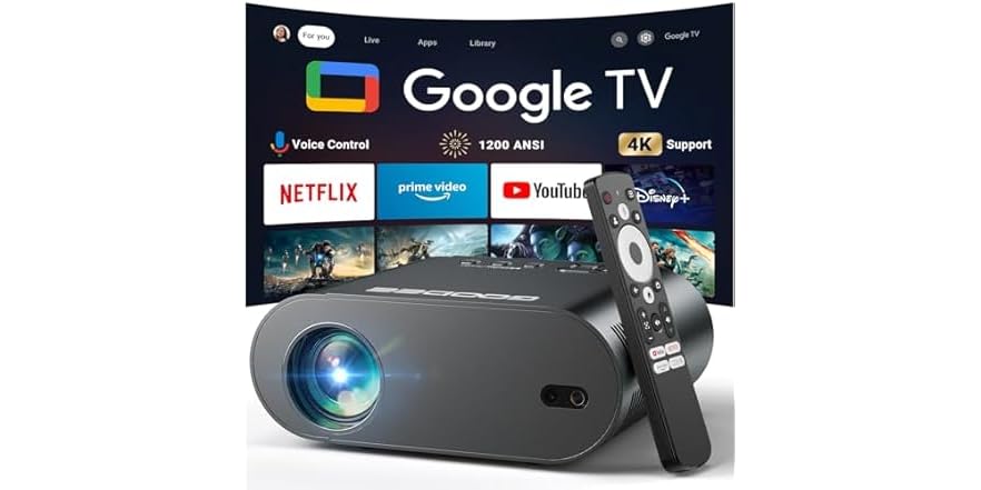 GooDee GD500PLUS 4K UHD Smart Projector