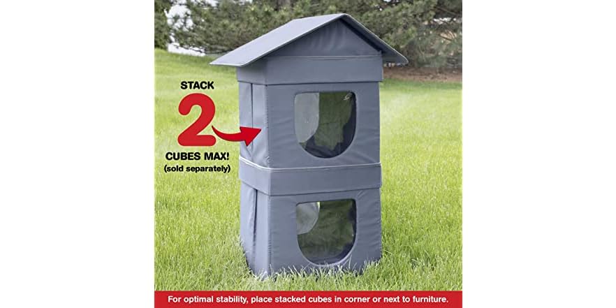 Kitty City Outdoor Stackable Cat House
