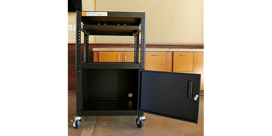 ECR4Kids AV Presentation Rolling Cart Stand