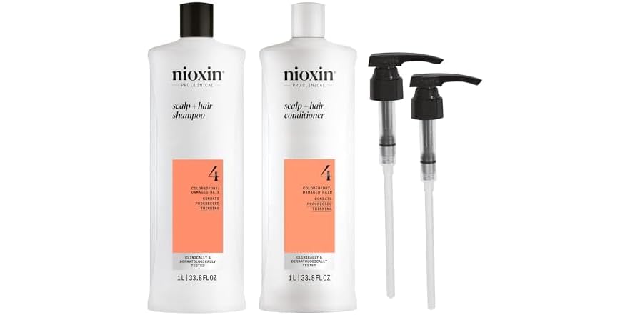 Nioxin System 4 Duo for Colored Hair w/Thinning
