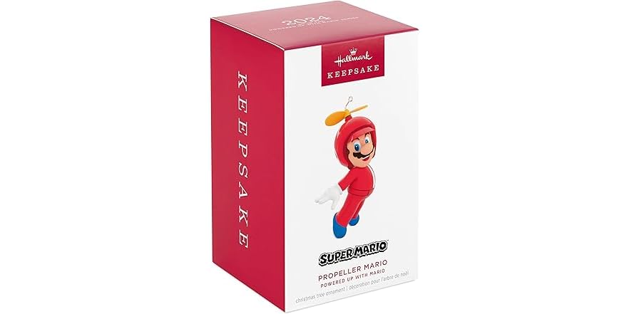 Hallmark Nintendo Propeller Mario Ornament