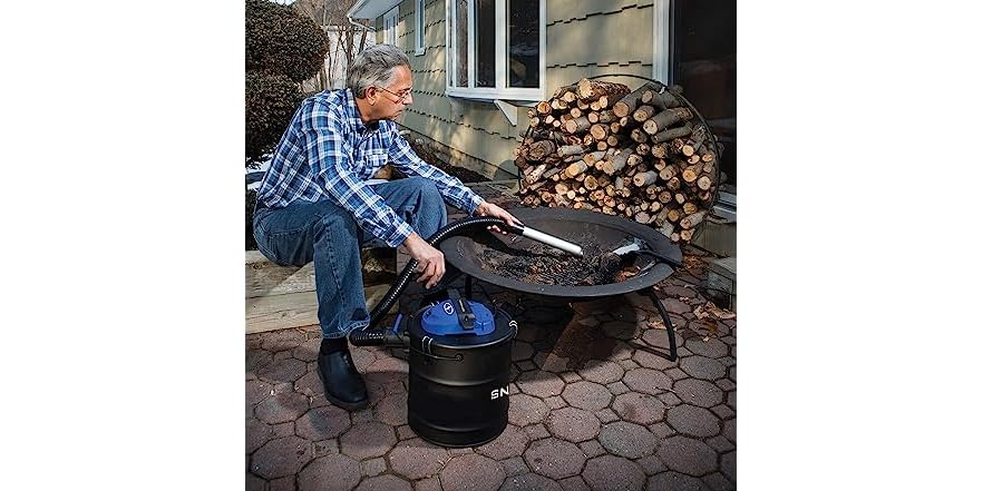 Snow Joe 4.8-Gallon 4-Amp Ash Vacuum