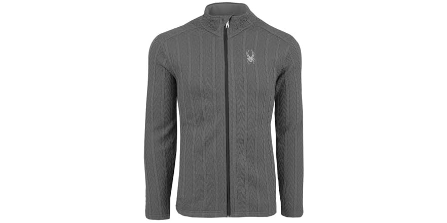 Spyder Men's Full-Zip Chain Knit Jacket