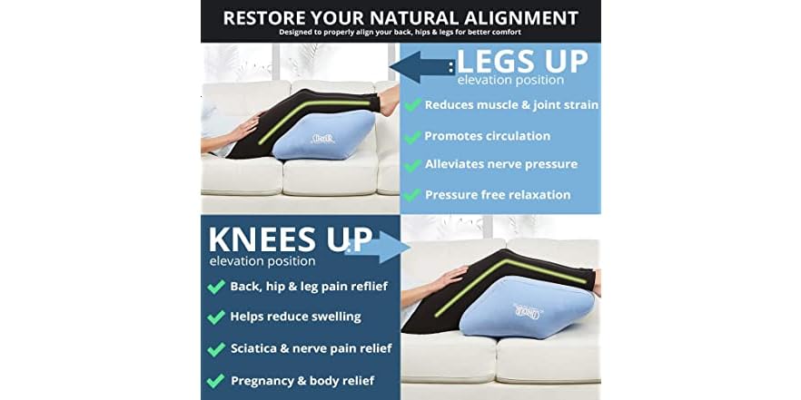 Contour 2-in-1 Leg & Knee Wedge Pillow