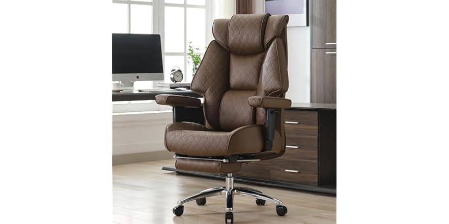 EXCEBET Office Chair with Footrest