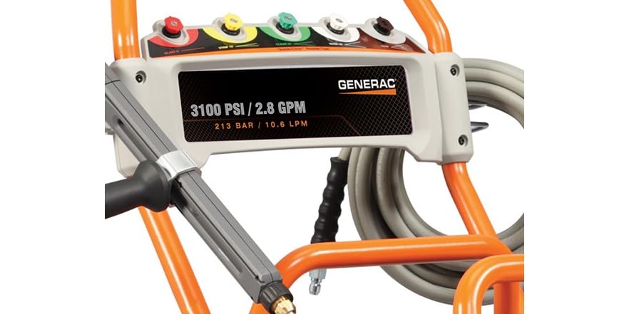 Generac 3,100 PSI Gas Powered Pressure Washer