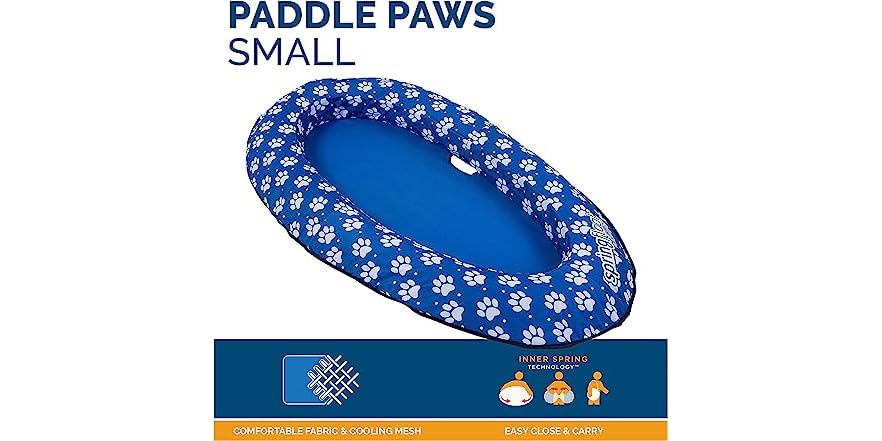 SwimWays Paddle Paws Spring Dog Float