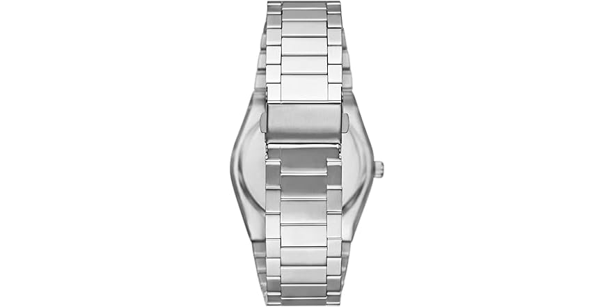 Folio Men Three-Hand Silver-Tone (Model: Watch