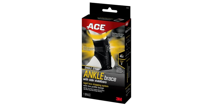 ACE Brand Ankle Support W Stabilizers