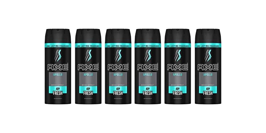(12-Pack) Axe APOLLO Body Spray Deodorant, 5oz