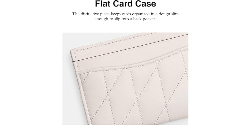 Coach Women's Quilted Pillow Leather Essential Card Case