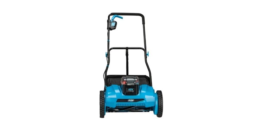 Pulsar 40v Cordless Reel Mower with 2.0Ah Battery and Grass Catcher ...