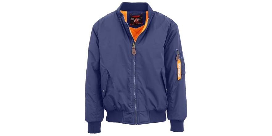 Mens Heavyweight Flight Bomber Jacket