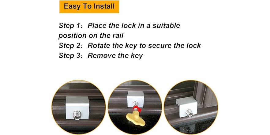 12 Sets Adjustable Sliding Window Locks
