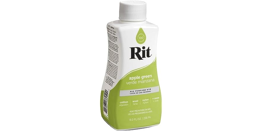 Rit All-Purpose Liquid Dye, Apple Green