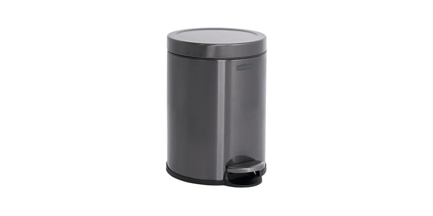 Rubbermaid SS Round Step-On Trash Can