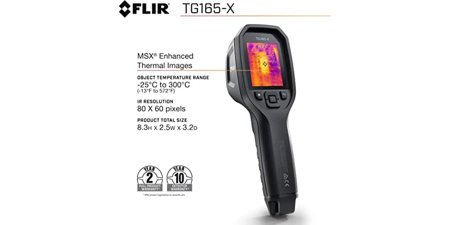 FLIR TG165-X Thermal Imaging Camera