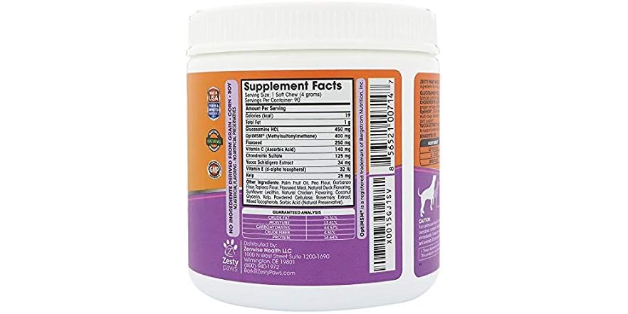 Zesty Paws Mobility Bites for Dogs