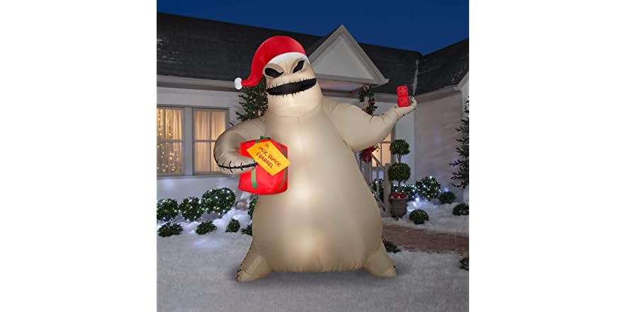 Gemmy Inflatable Oogie Boogie, 10'