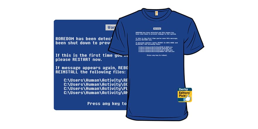 Blue Screen of Boredom