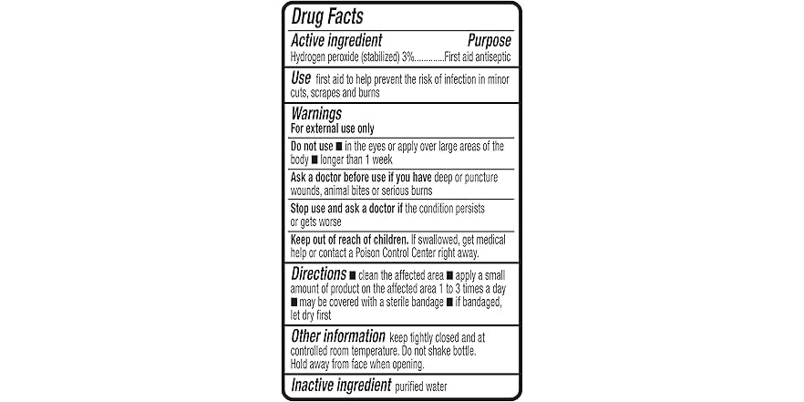 Amazon Basics Hydrogen Peroxide Topical Solution