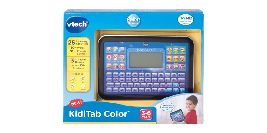 VTech KidiTab Color Kids Tablet 2 Colors - Kids & Toys
