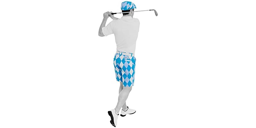 Men's Patterned Golf Shorts