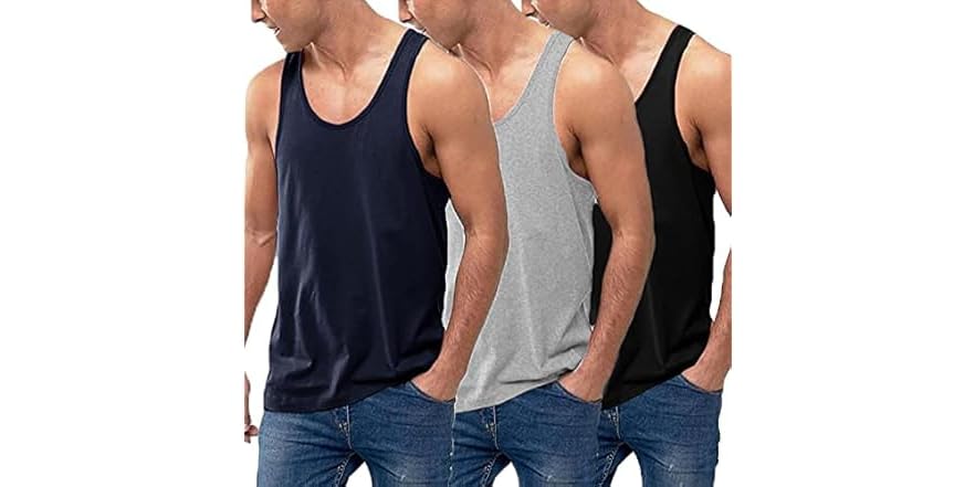 Men's 3 Pack Tank Tops