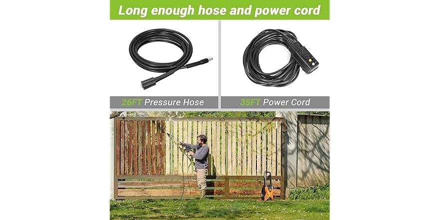 Rock&Rocker Electric Pressure Washer 2150 PSI