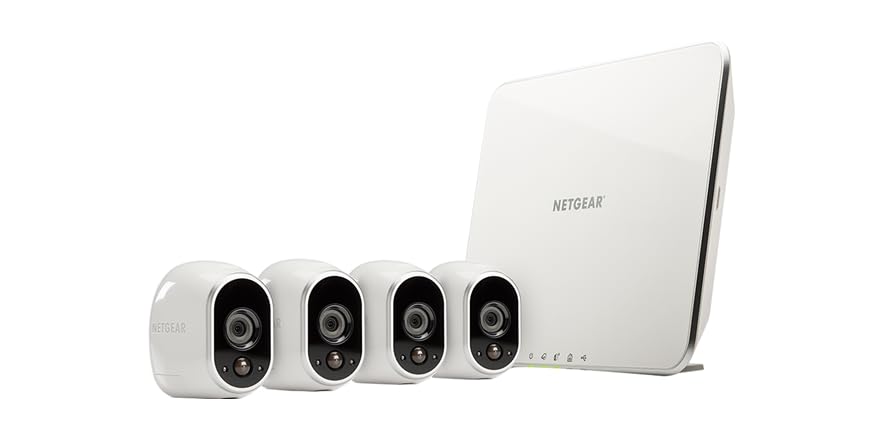 Arlo by NETGEAR Security System w/ 4 HD Cameras (Open Box)