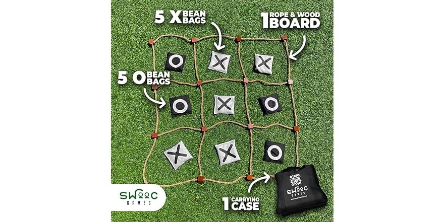 Giant Tic Tac Toe Game 3ft x 3ft