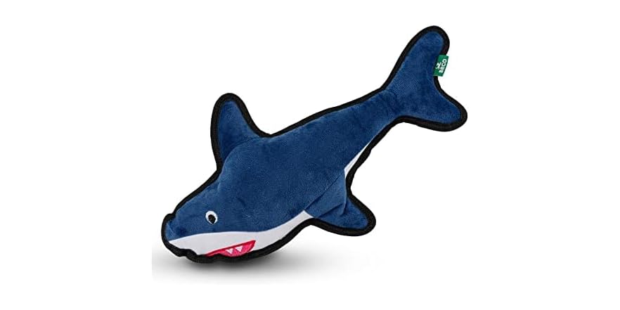 Beco Lovable Shark Squeaker Dog Toy