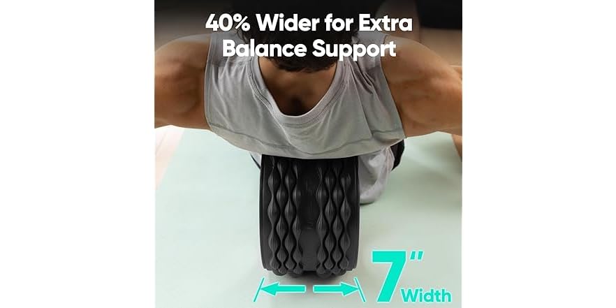 FitBeast Back Stretcher Roller