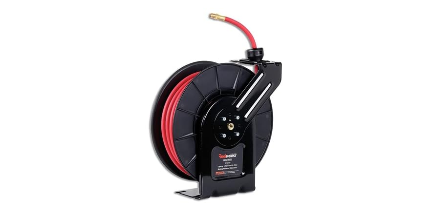 REELWORKS 65' Retractable Air-Hose-Reel