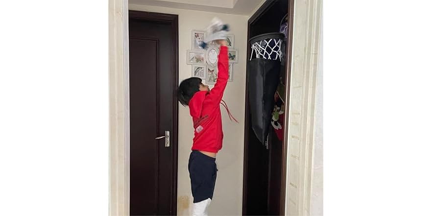 2 in 1 Basketball Hamper Hoop Set